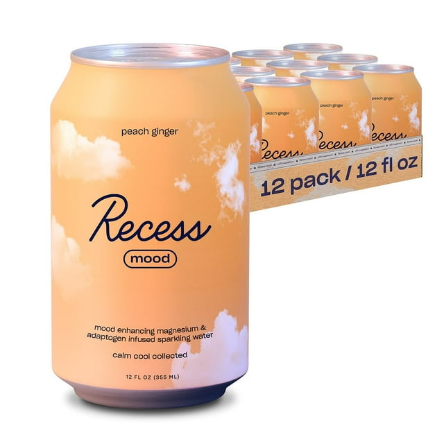 Recess Mood Stress Relief Water, Magnesium Supplement Drink, Calming ...