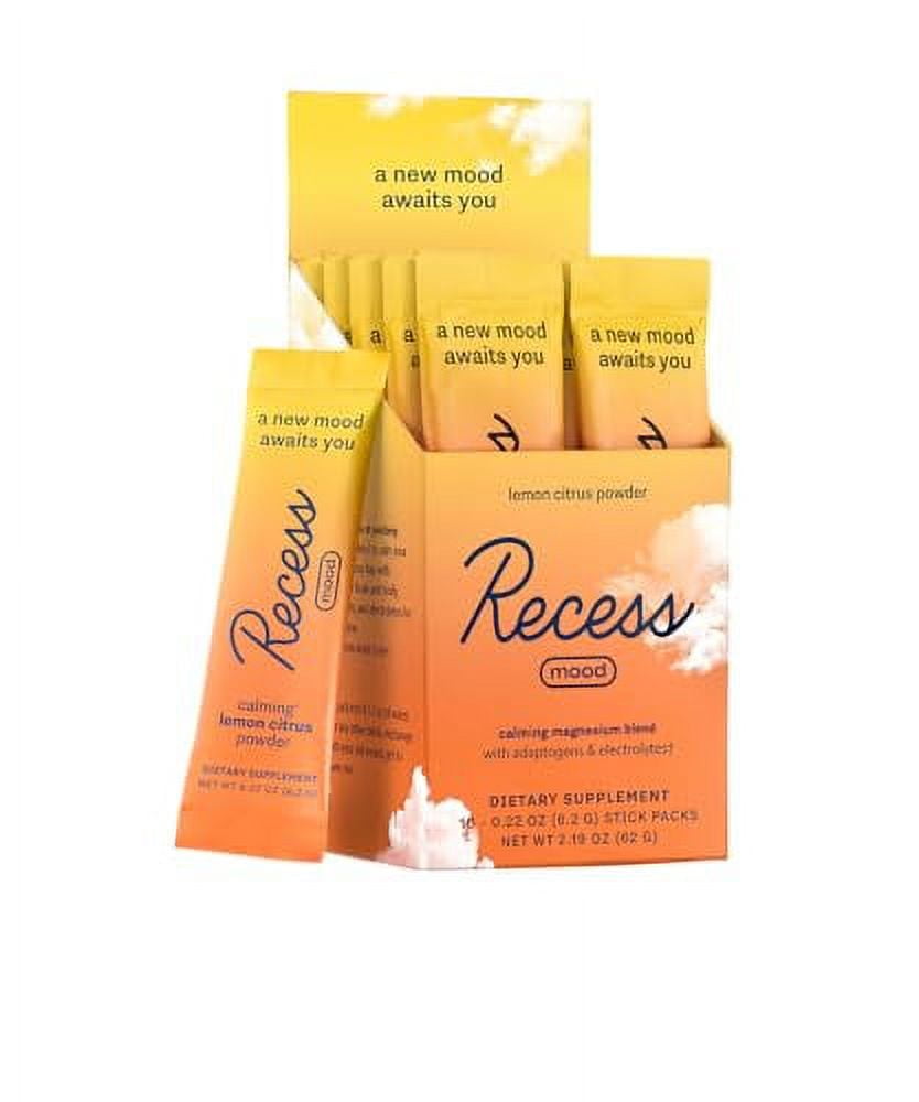 Recess Mood Powder, Calming Magnesium L-Threonate Blend with Passion ...