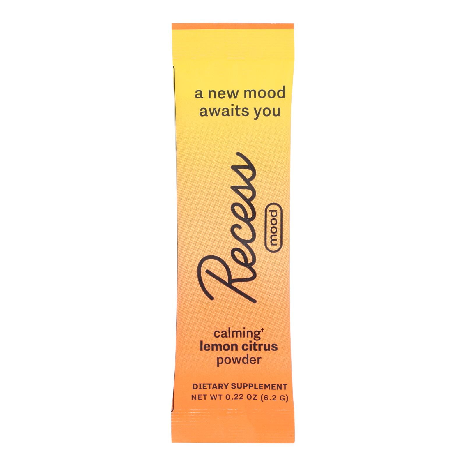 Recess - Mood Sticks Lemon Citrus - Case of 10-.22 OZ - Walmart.com
