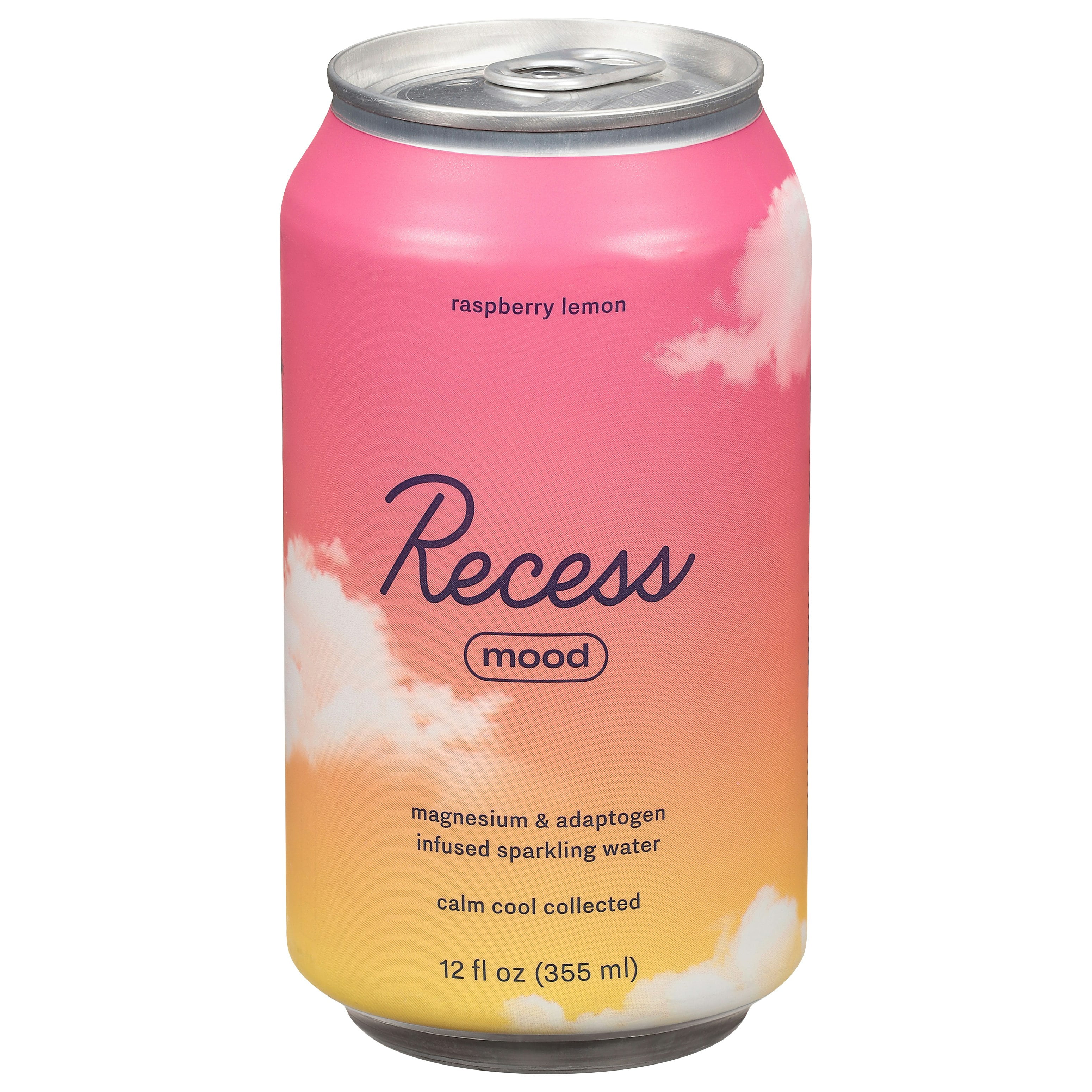 Recess Sparkling Water Raspberry Lemon 12 fl oz (Pack Of 12) - Walmart.com