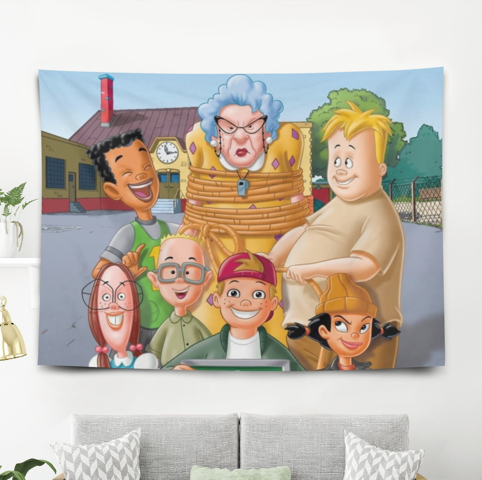 Recess-Theme Anti-pilling Tapestry Gift Wall Hanging Backdrop for Room ...
