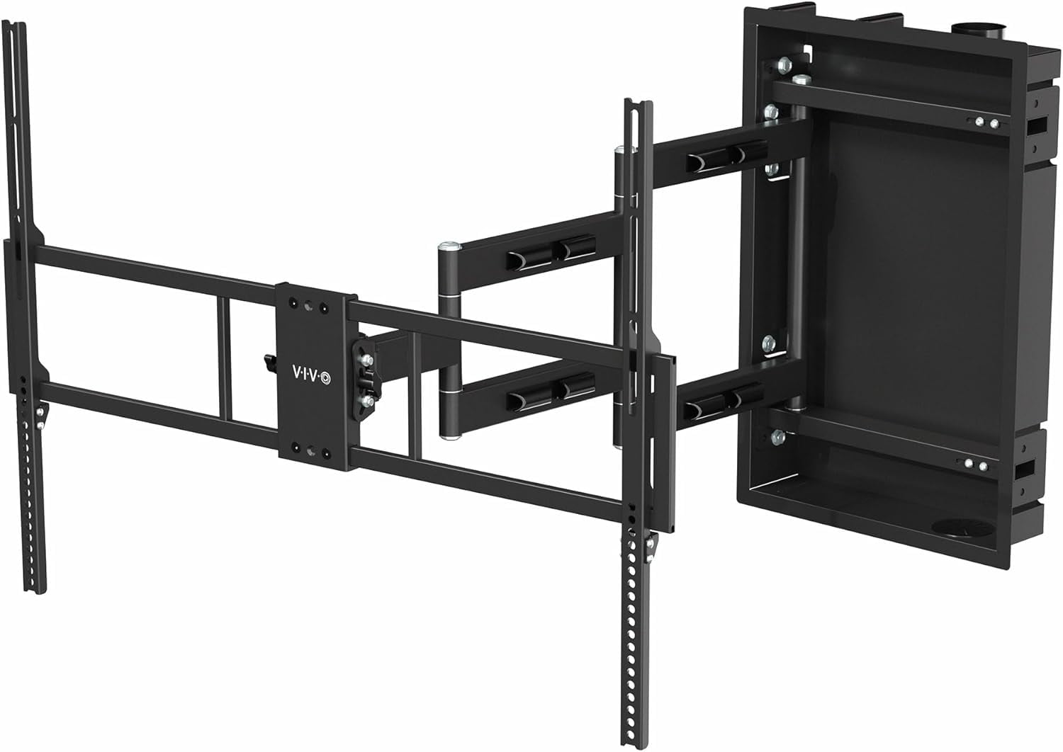 Recessed 50 to 100 inch LED LCD TV Wall Mount, Articulating Full Motion ...