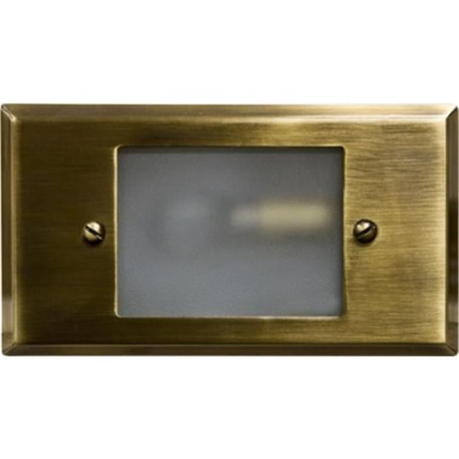 Recessed Brick, Step & Wall Fixture, Antique Brass - Walmart.com