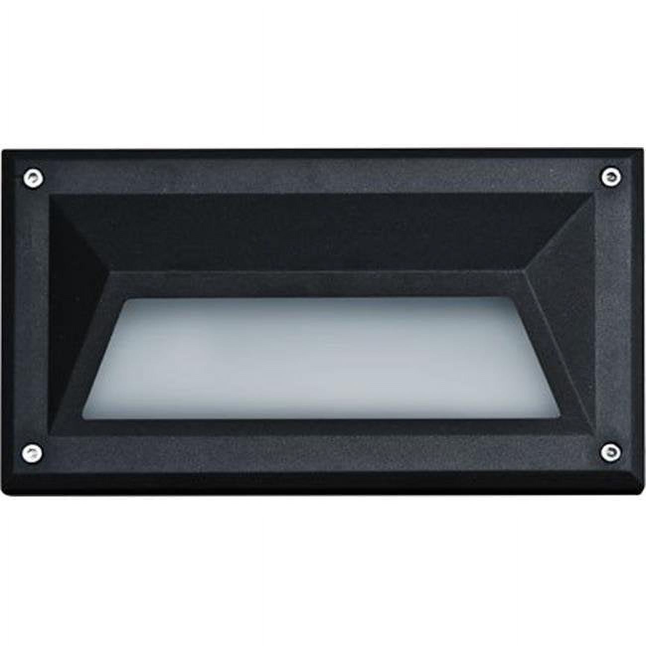 Recessed Brick, Step & Wall Light - 5W 120V, Black - Walmart.com