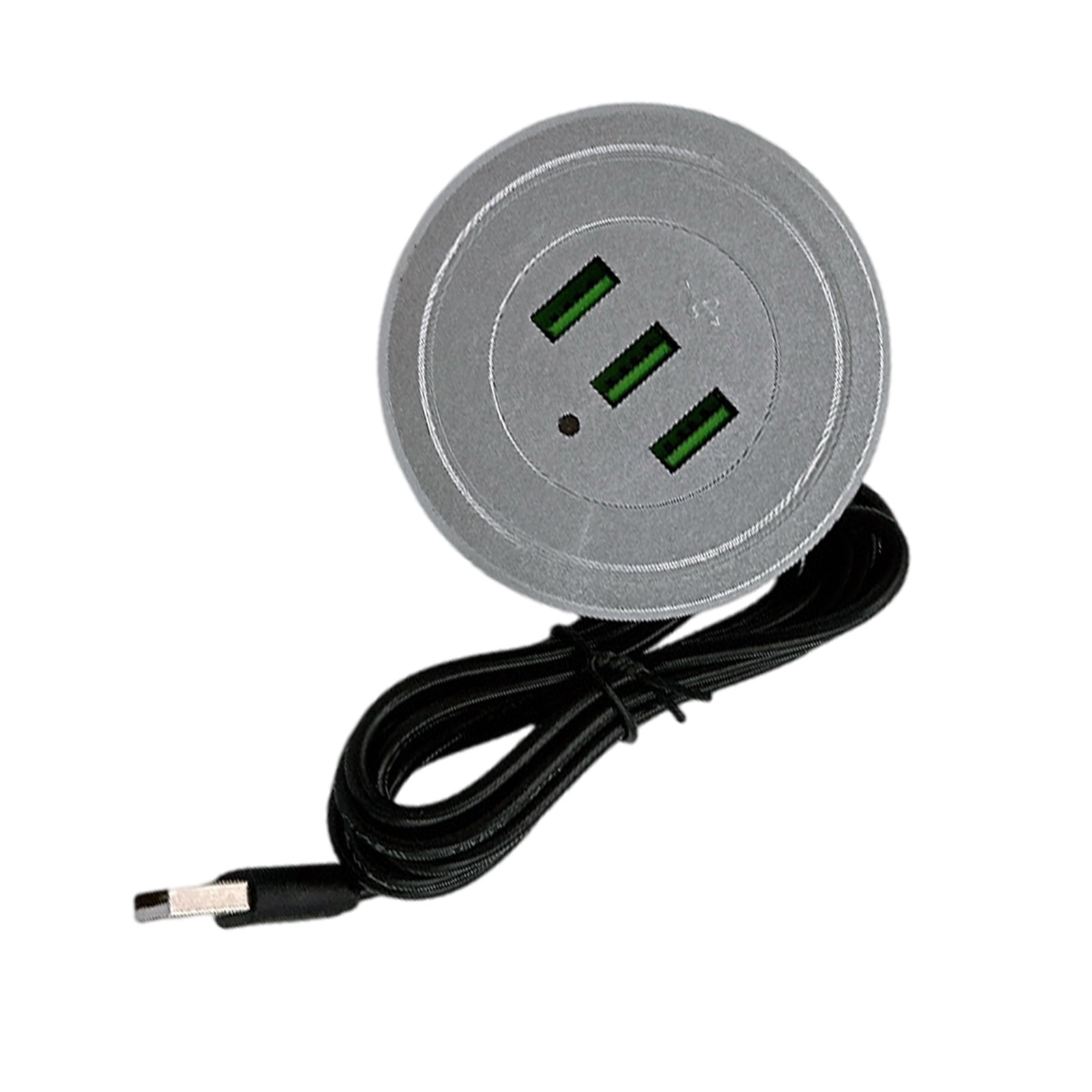 Recessed Double USB Charging Dock 2 Electrical Outlets 1.7 Meter Cord ...