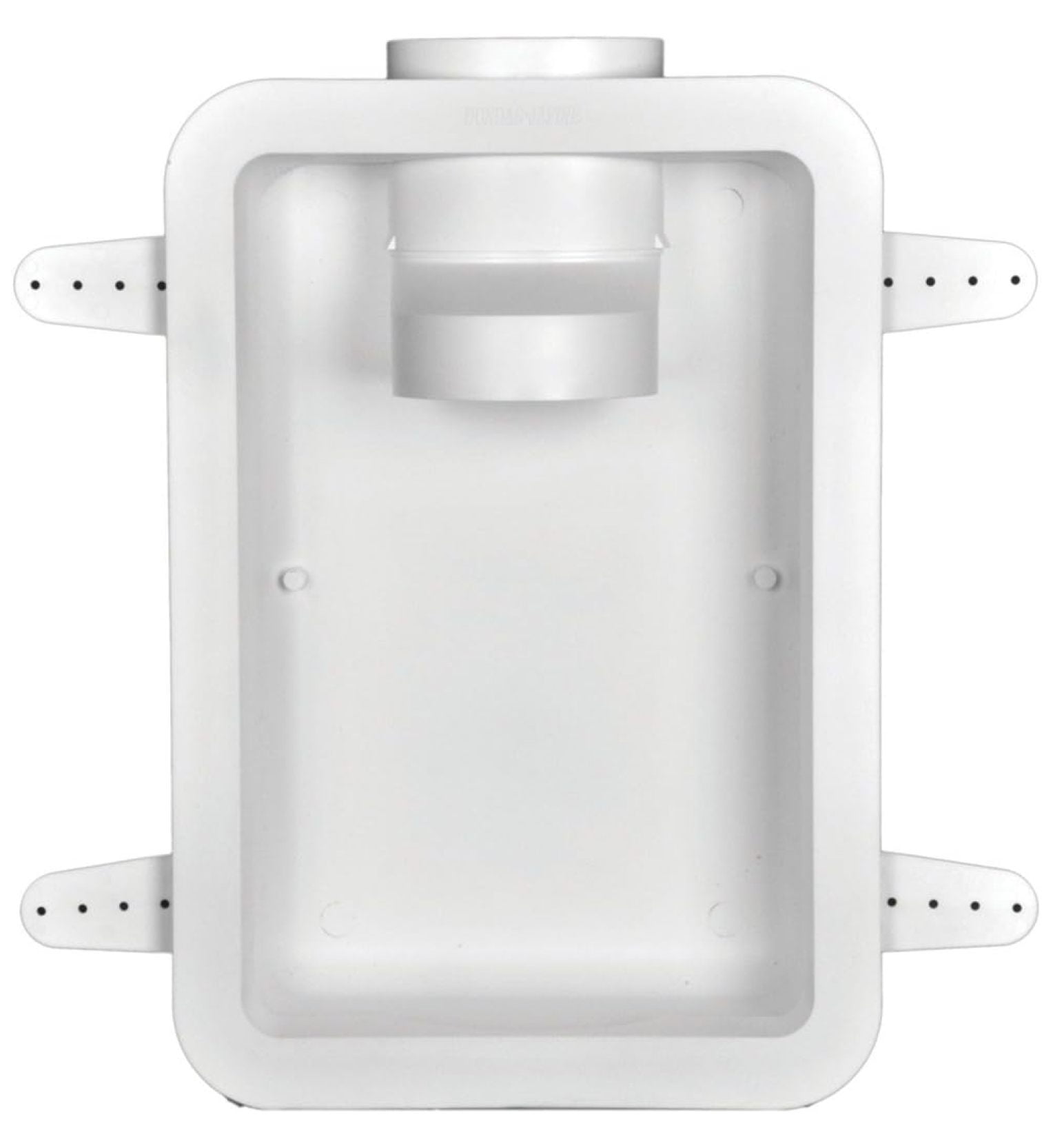 Recessed Dryer Vent Box 4 Inch - White Laundry Dryer Vent Kit - Space ...