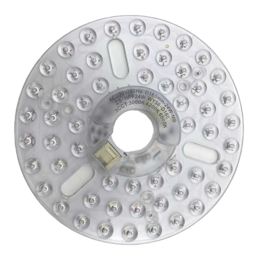 Recessed Fan Light Replacement 24W Adjustable LED Bulb Easily ...
