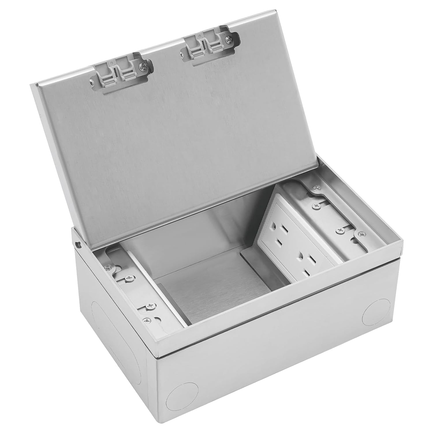 Recessed Floor Electrical Outlet,Hidden Floor Socket Box Floor Power ...