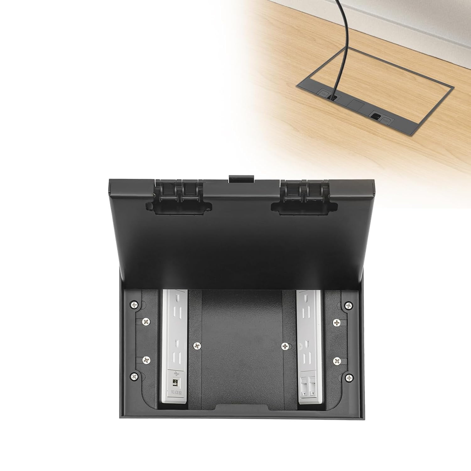 Recessed Floor Outlet, Recessed Flat Hidden Socket with 1 X DC5V 21A ...