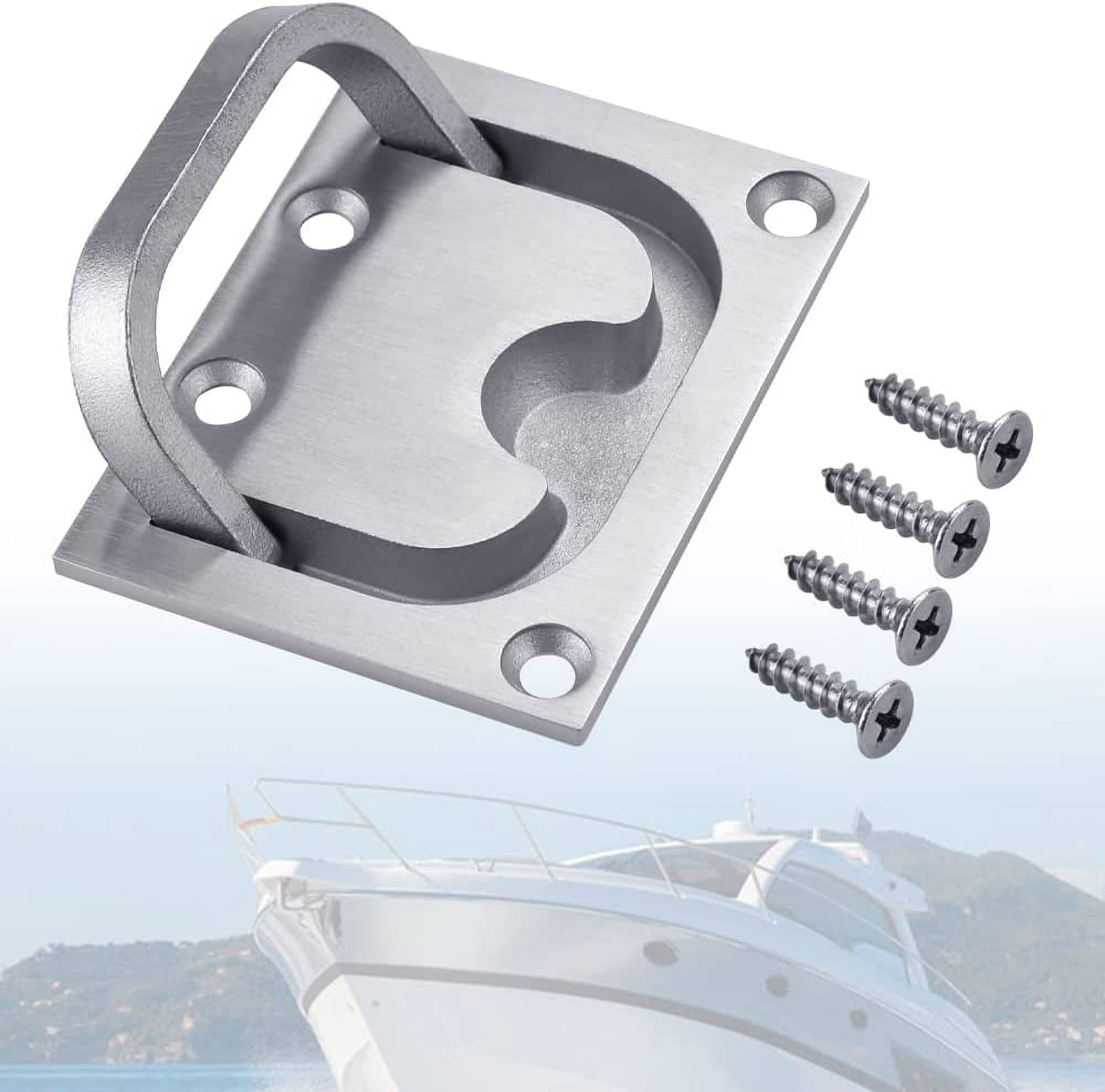 Recessed Handle Drawer Handle Stainless Steel Marine Boat Hatch Handle ...