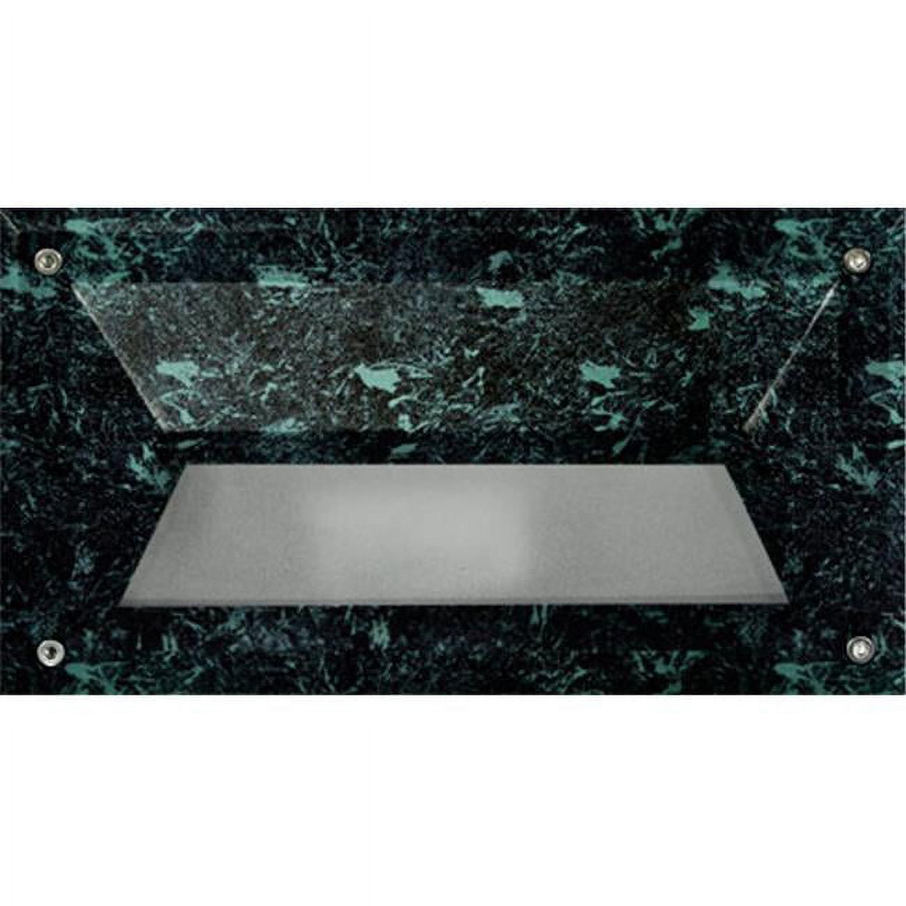 Recessed Hooded Brick, Step & Wall Light, Verde Green - 5 x 8.90 x 3.75 ...