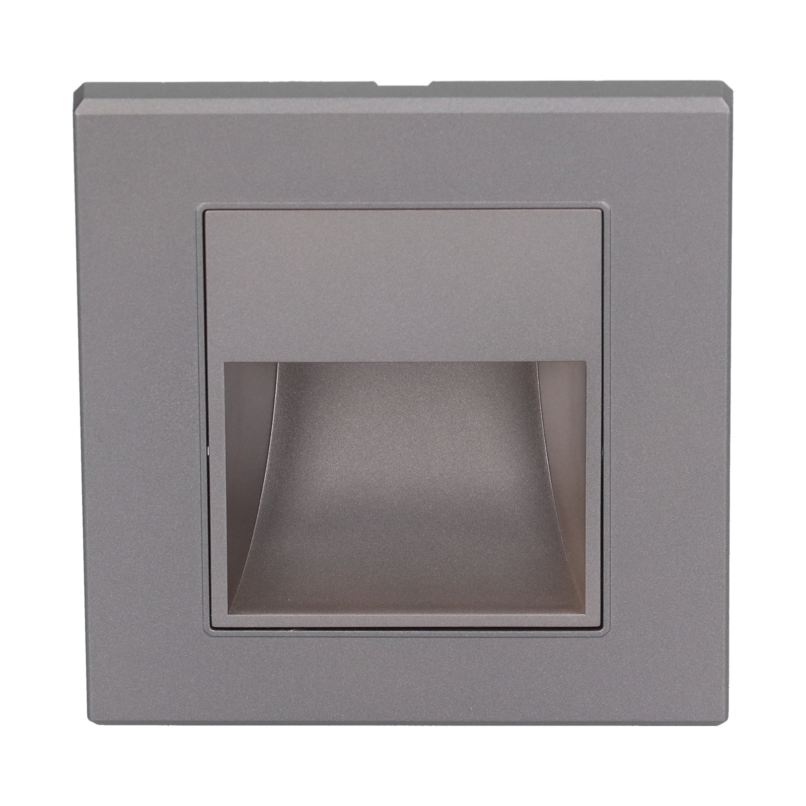 Recessed LED Stair Light, Warm White, Surface Mounted, Polished Finish ...