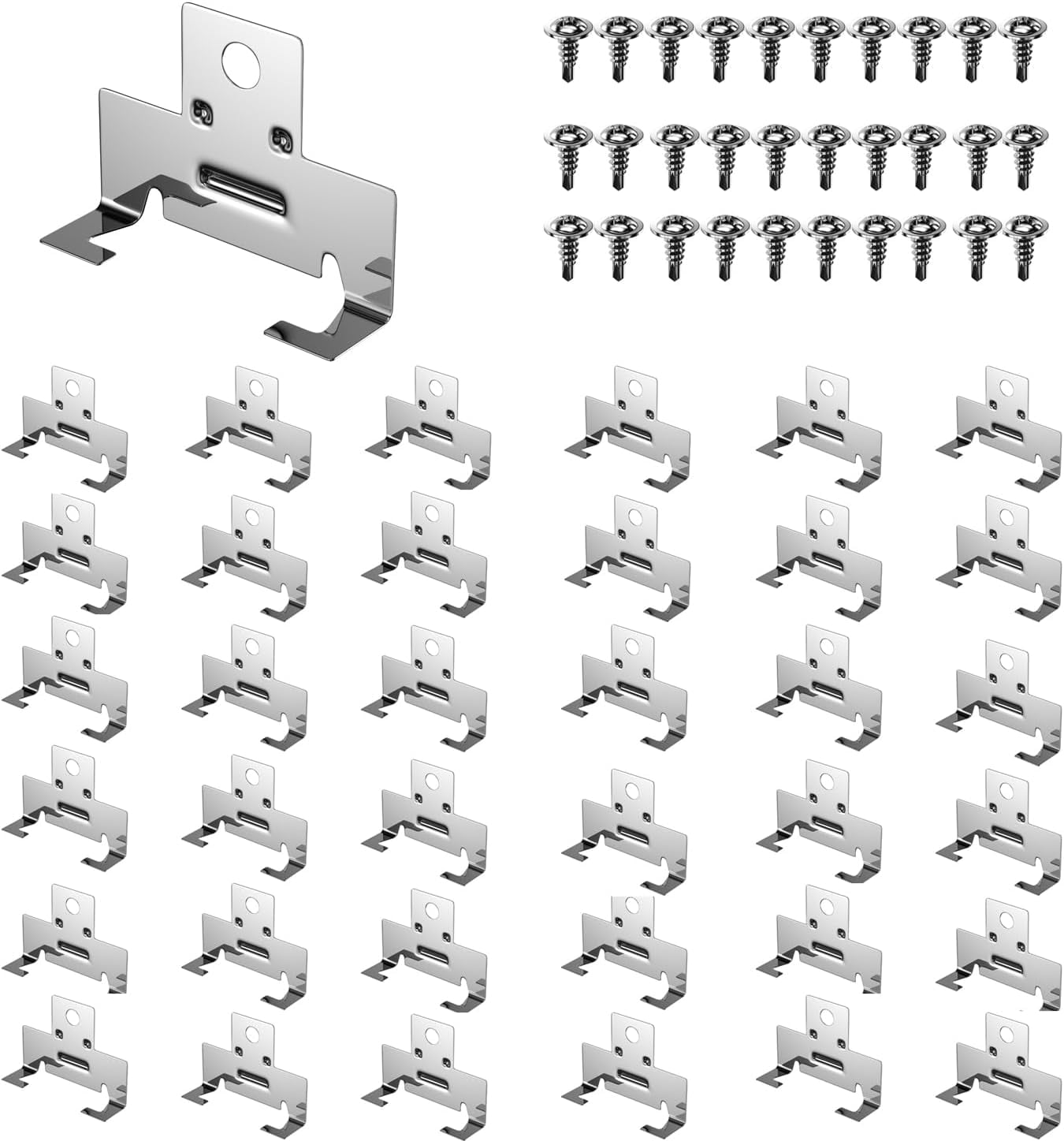 Recessed Light Clips for Retrofitting, Downlight Clips - 30 Pack (15 ...