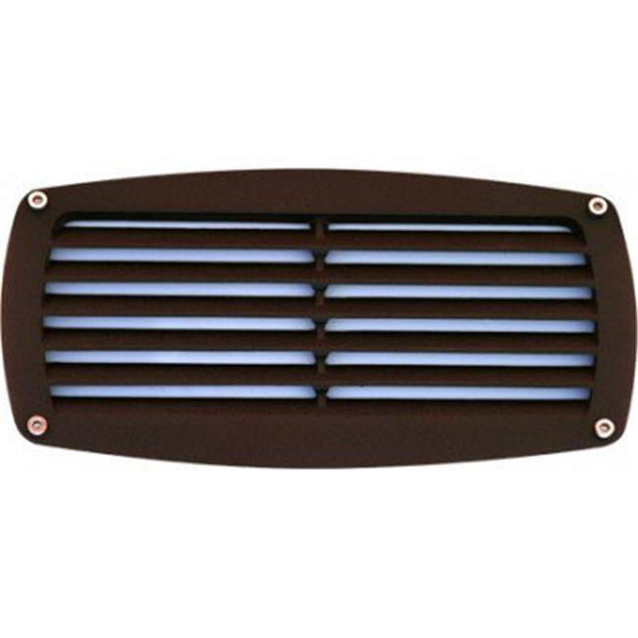 Recessed Louvered Brick, Step & Wall Light, Bronze - Walmart.com