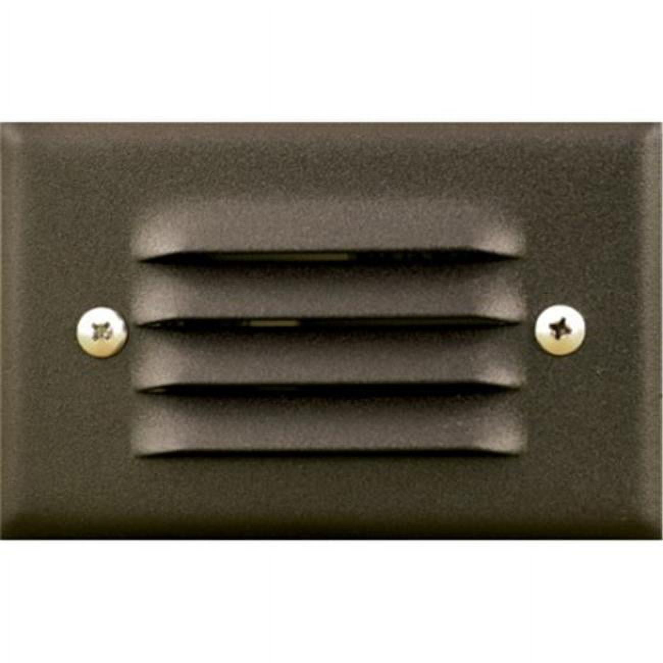 Recessed Louvered Down Brick, Step & Wall Light, Bronze - Walmart.com