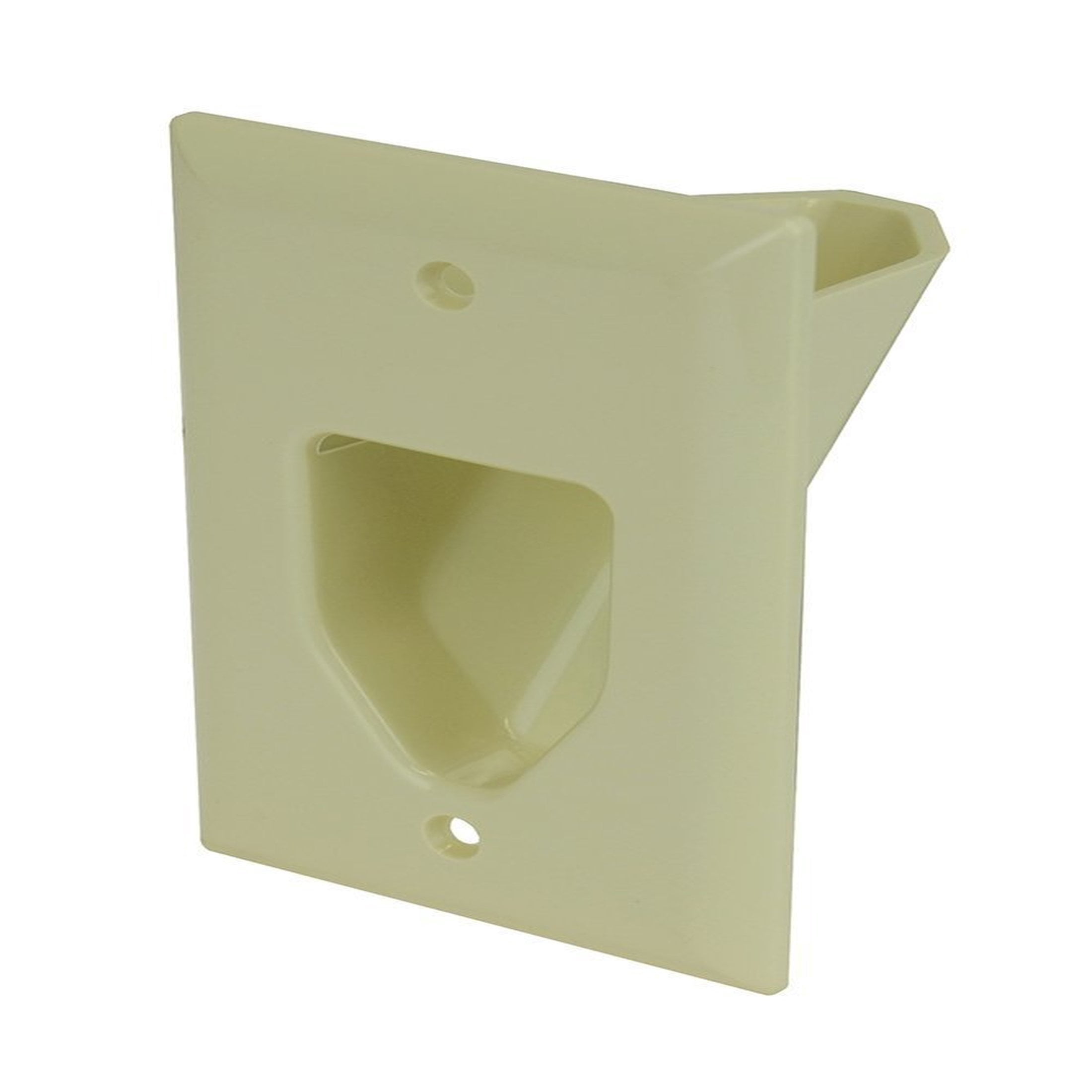 Recessed Low Voltage Cable Plate for Clean Data Connections in Ivory ...