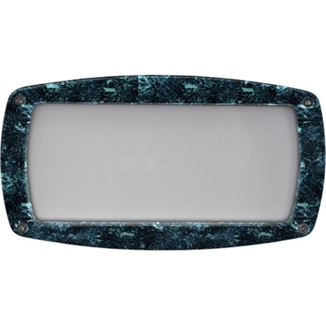Recessed Open Face Brick, Step & Wall Light, Verde Green - 5 x 9 x 3.90 ...