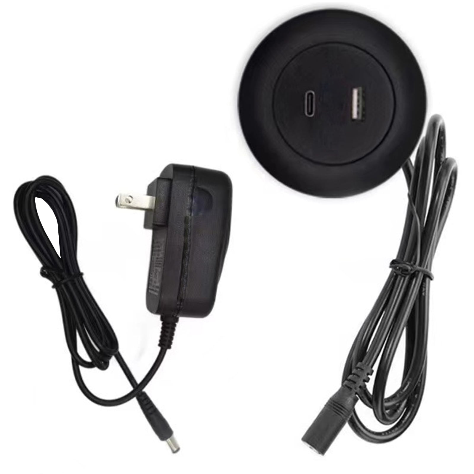 Recessed Power Grommets with USB & USB C Port，10W Fast Charging for ...