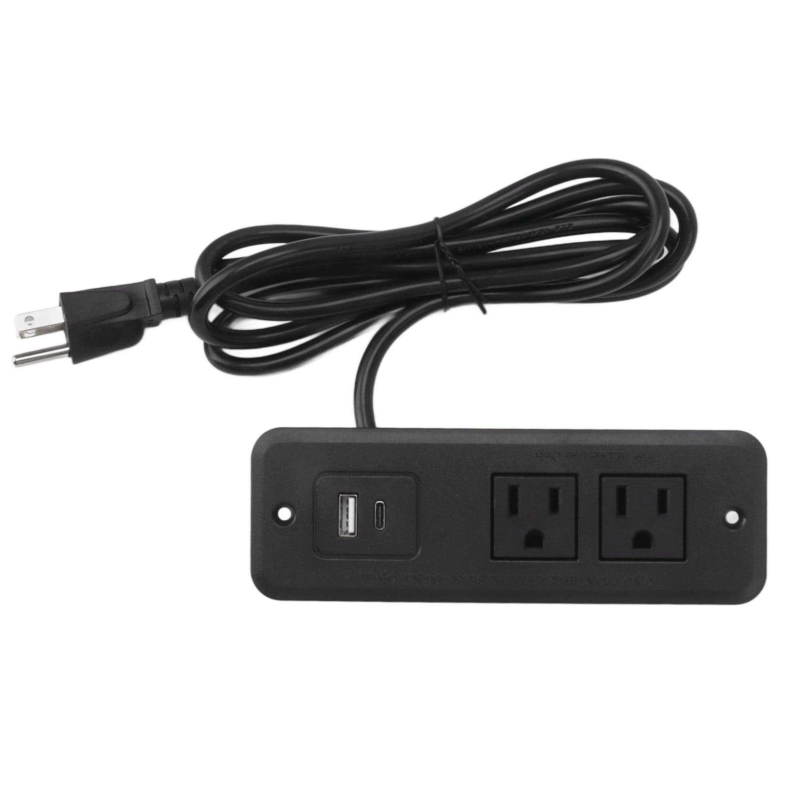 Recessed Power Strip US Plug 125V Type C 20W Recessed Power Socket ...