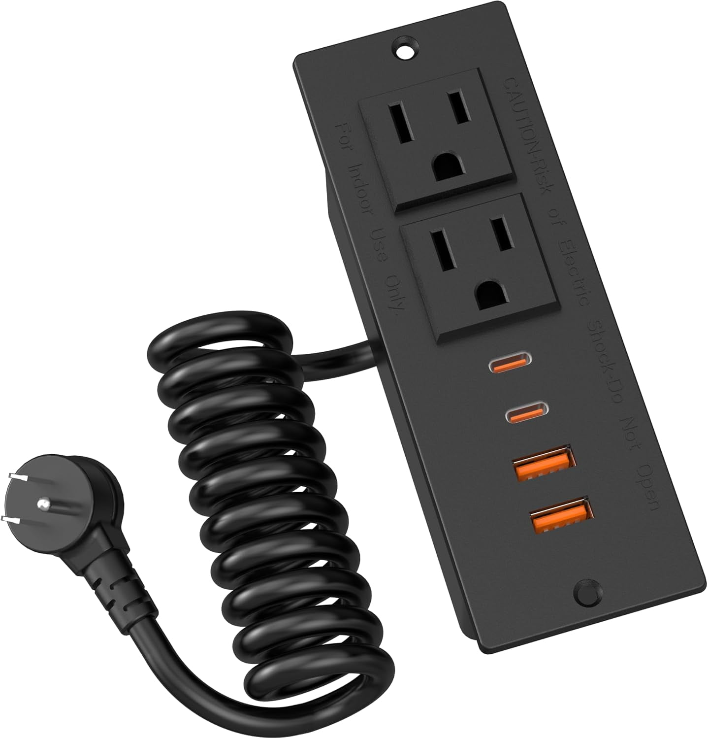 Recessed Power Strip with PD 30W USB-C Fast Charging, Flush Mounted ...