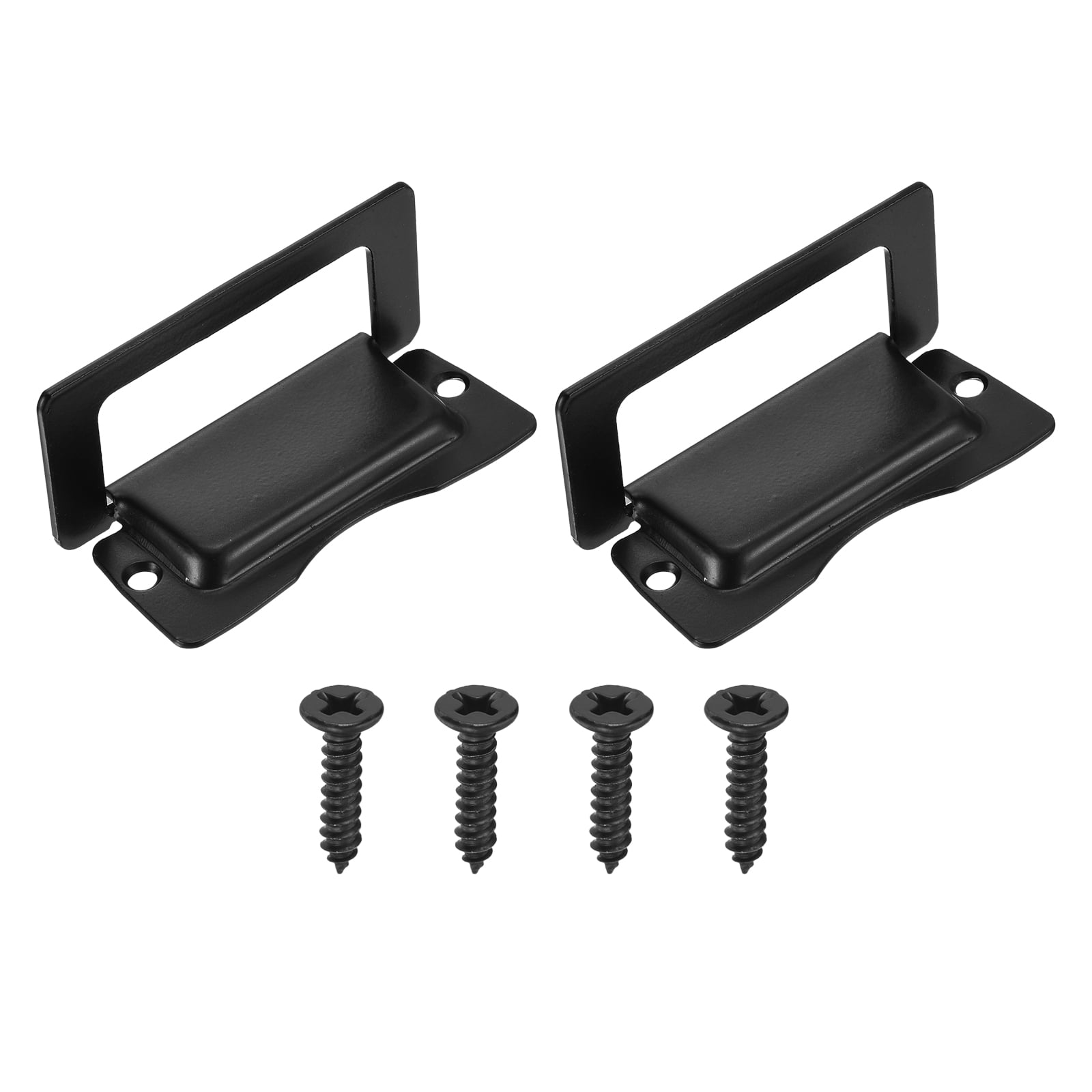 Recessed Pull Door Handle, 2 Pack Invisible Flush Pull Handle with ...