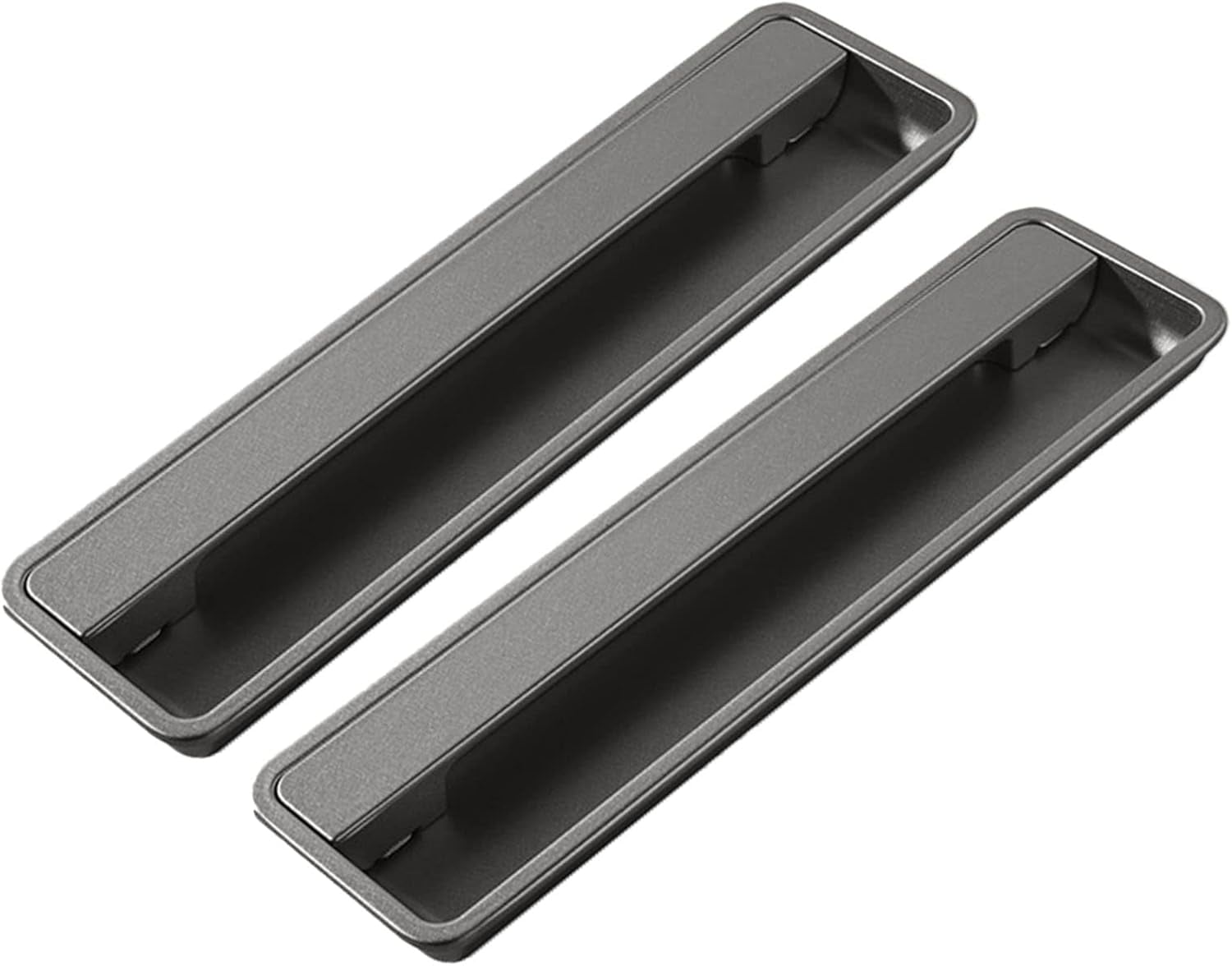 Recessed Pulls ,Sliding Door Handle, 2 pcs Rectangular Recessed Flush ...
