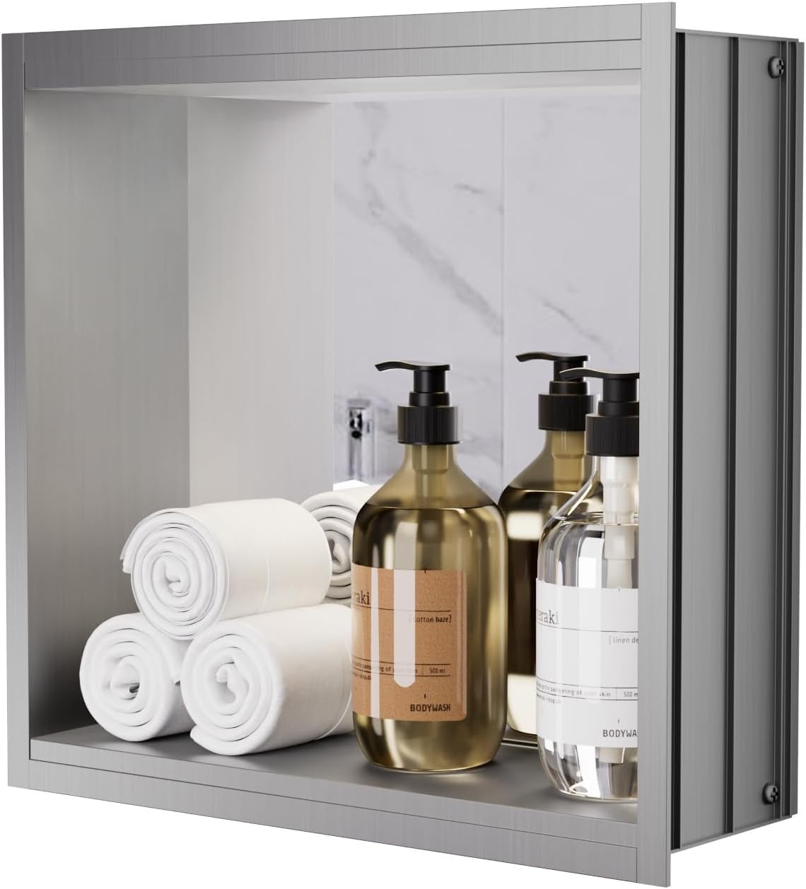 Recessed Shelves Niche 12" X 12",Shower Niche No Tile Needed, Bathroom ...