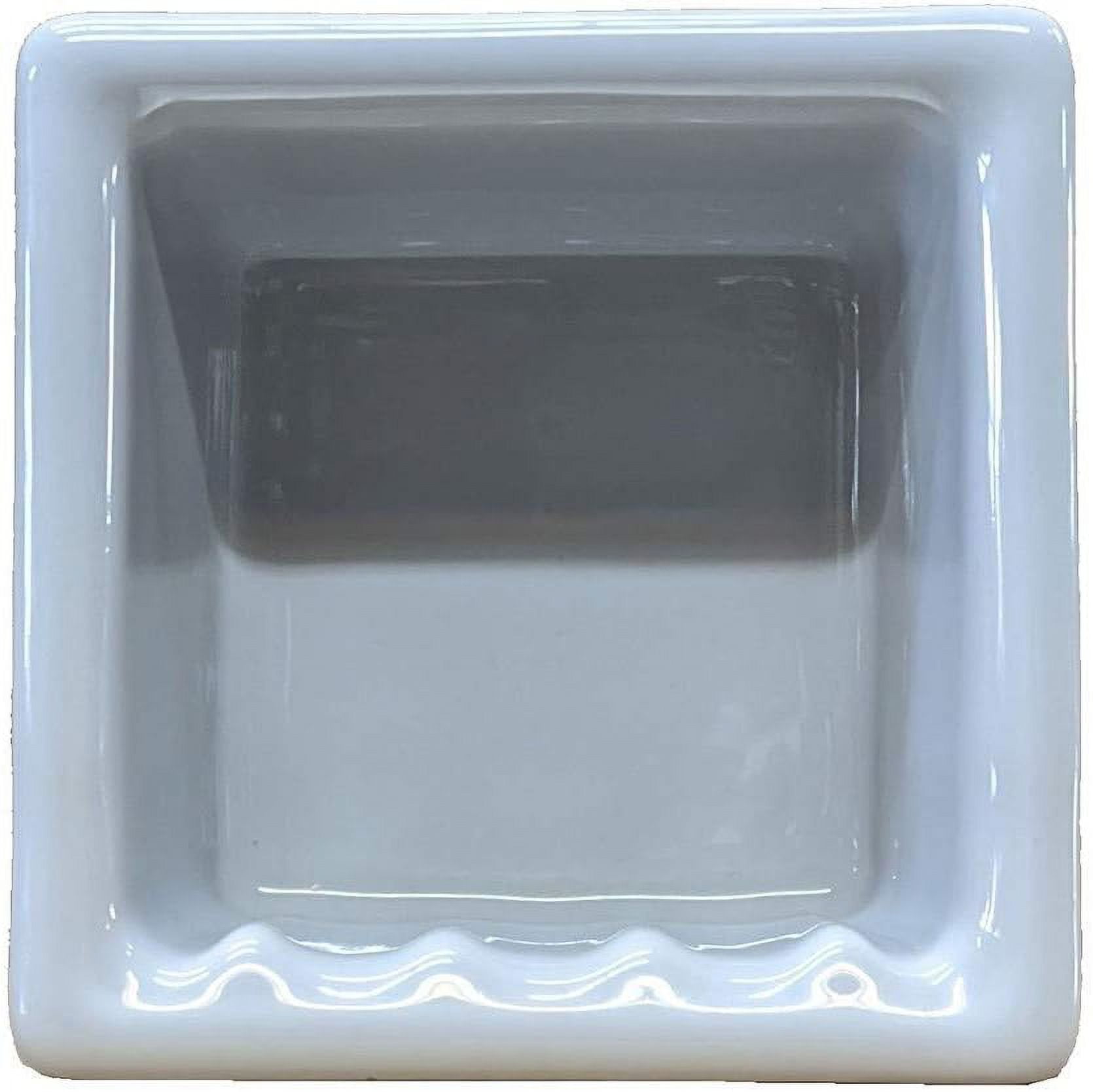 Recessed Shower Porcelain 6X6 Perfect for Soap and as foot rest - Easy ...