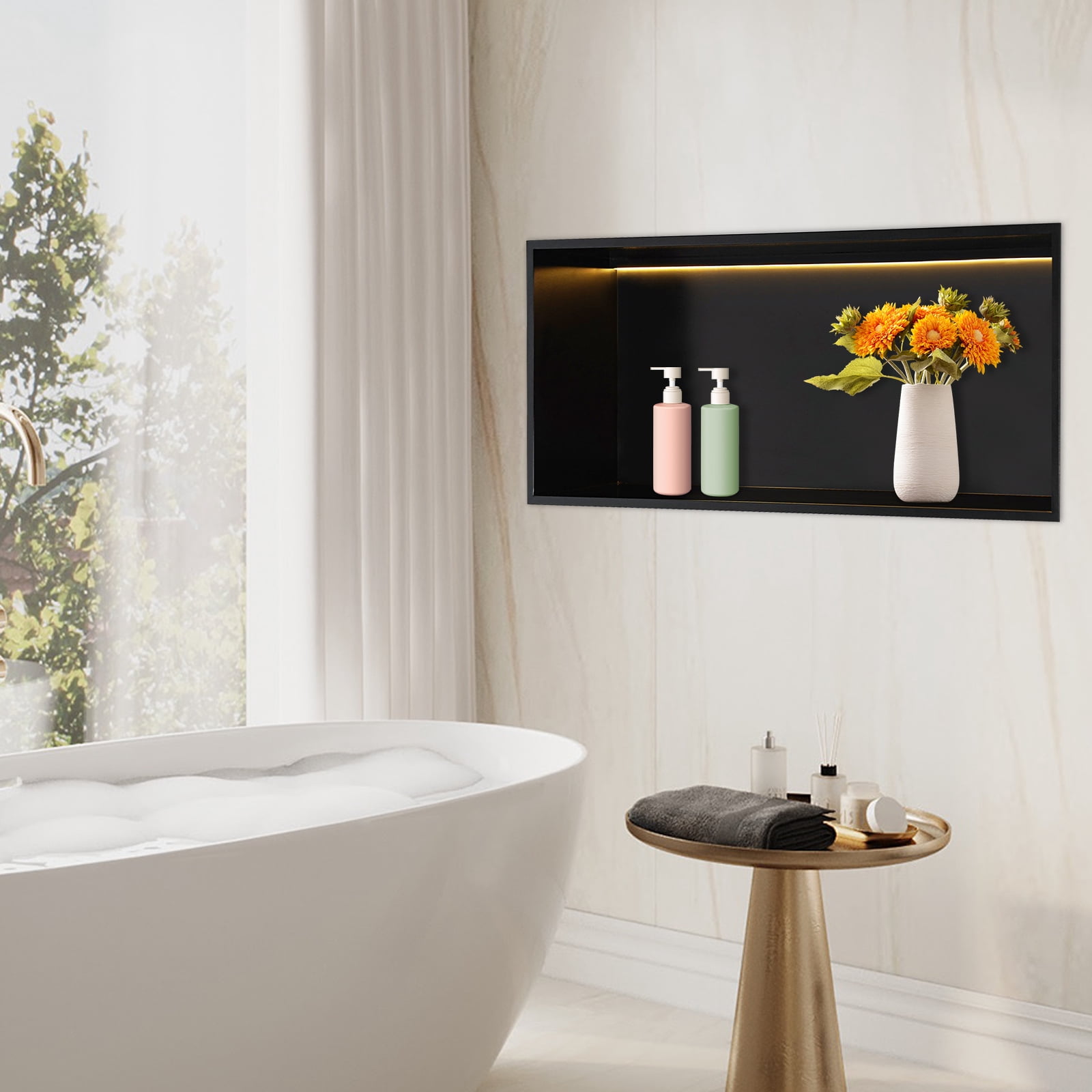 Recessed Shower Shelf, Recessed Storage Shelf, Recessed Shower Shelf ...