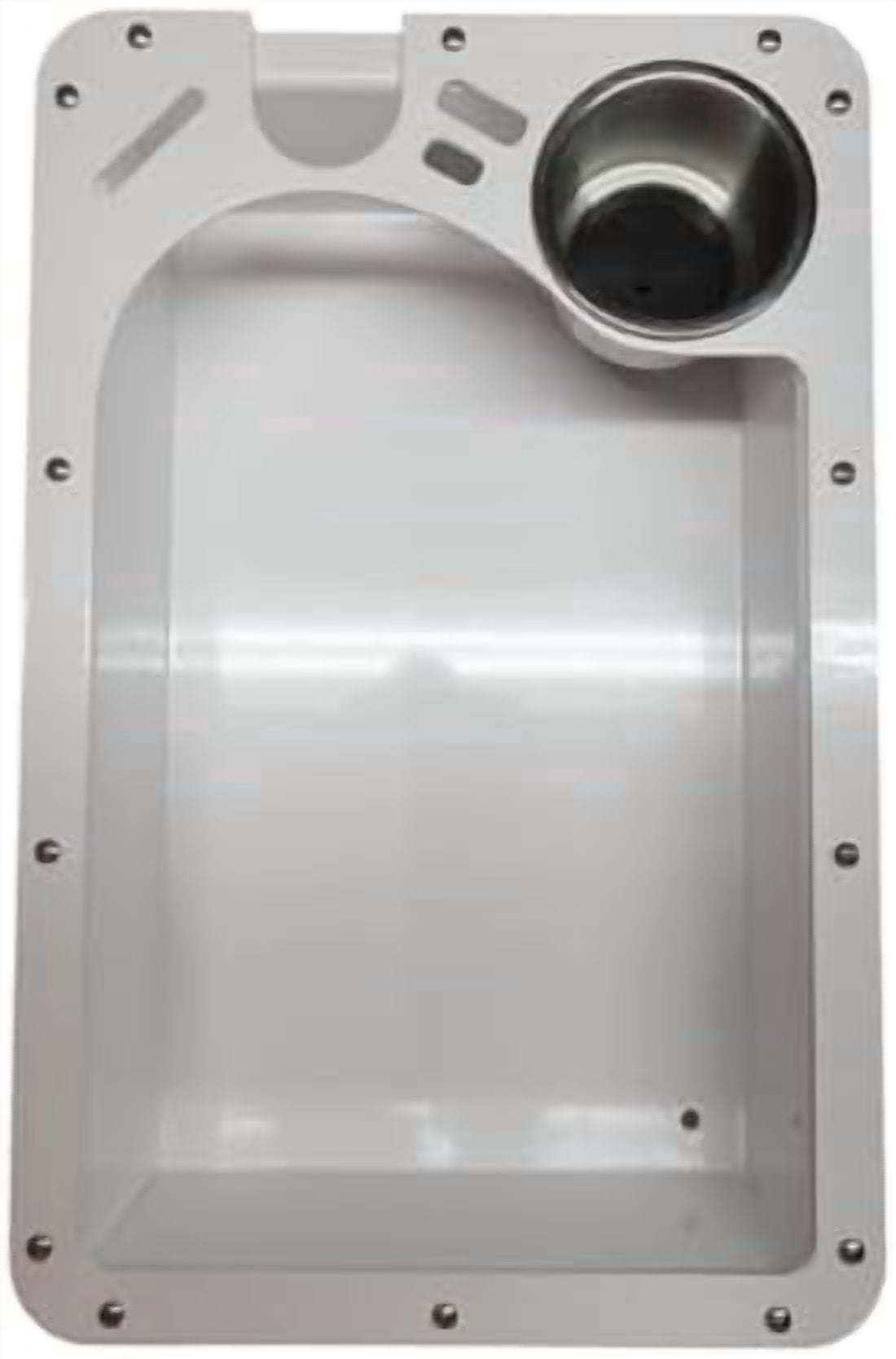 Recessed Trolling Motor Foot Pedal Pan Tray White$$Watercraft - Walmart.com