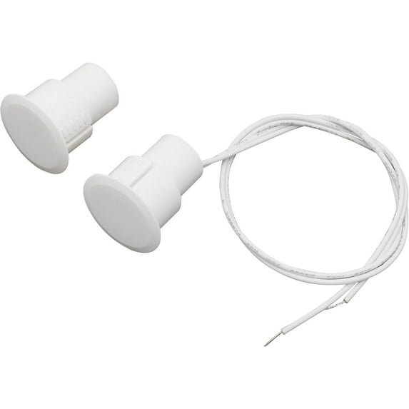 Recessed Wired Security Window Door Contact Sensor, Normally Closed NC ...