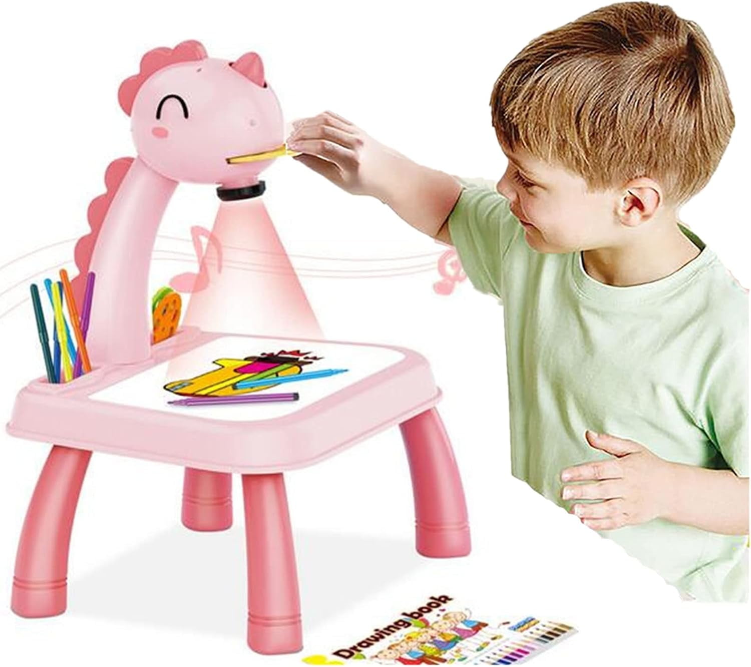 Rechale Drawing Projector Table for Kids, Trace and Paint Drawing Board ...