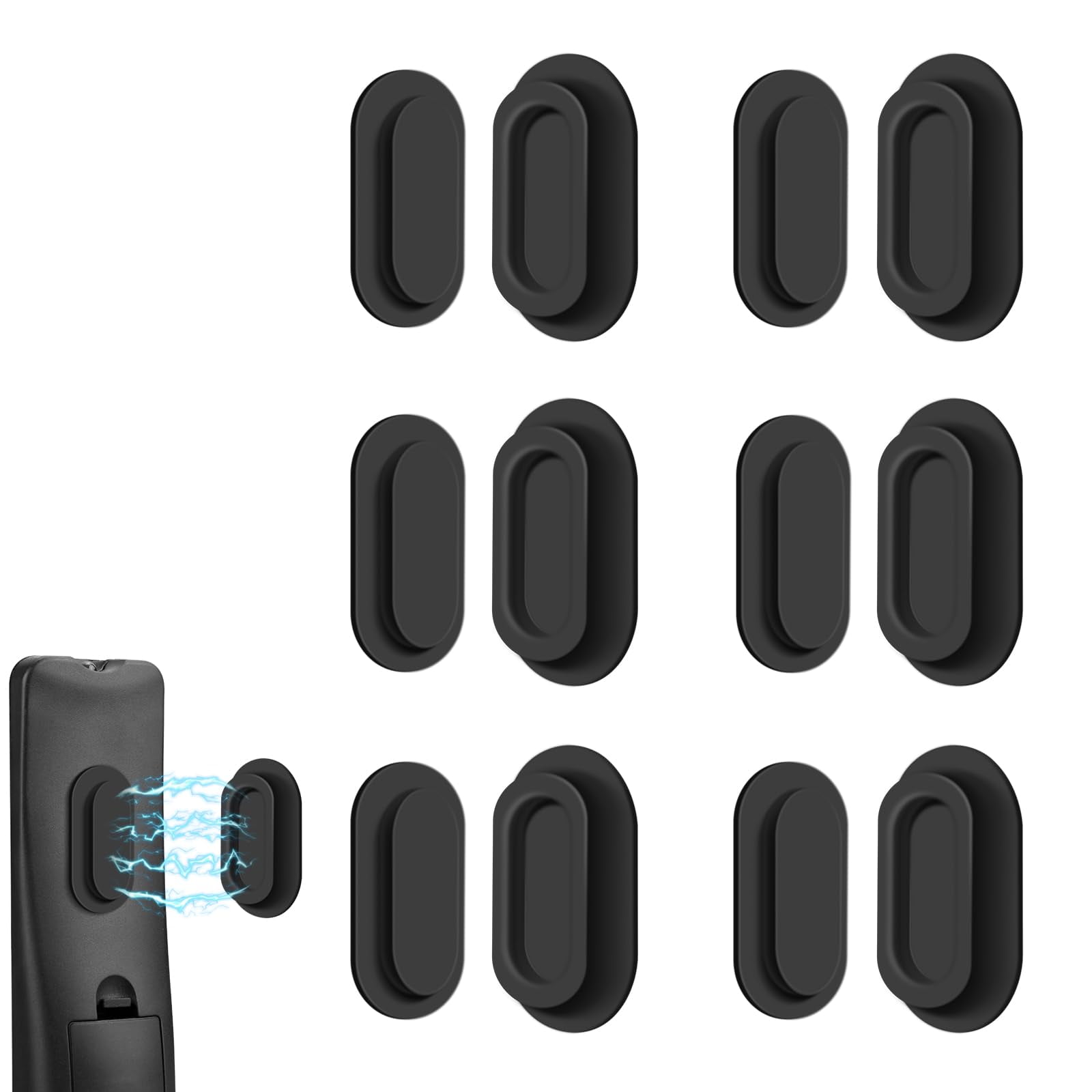 Rechale Magnetic Remote Control Holder Wall Mount 6 Pack, Upgraded ...