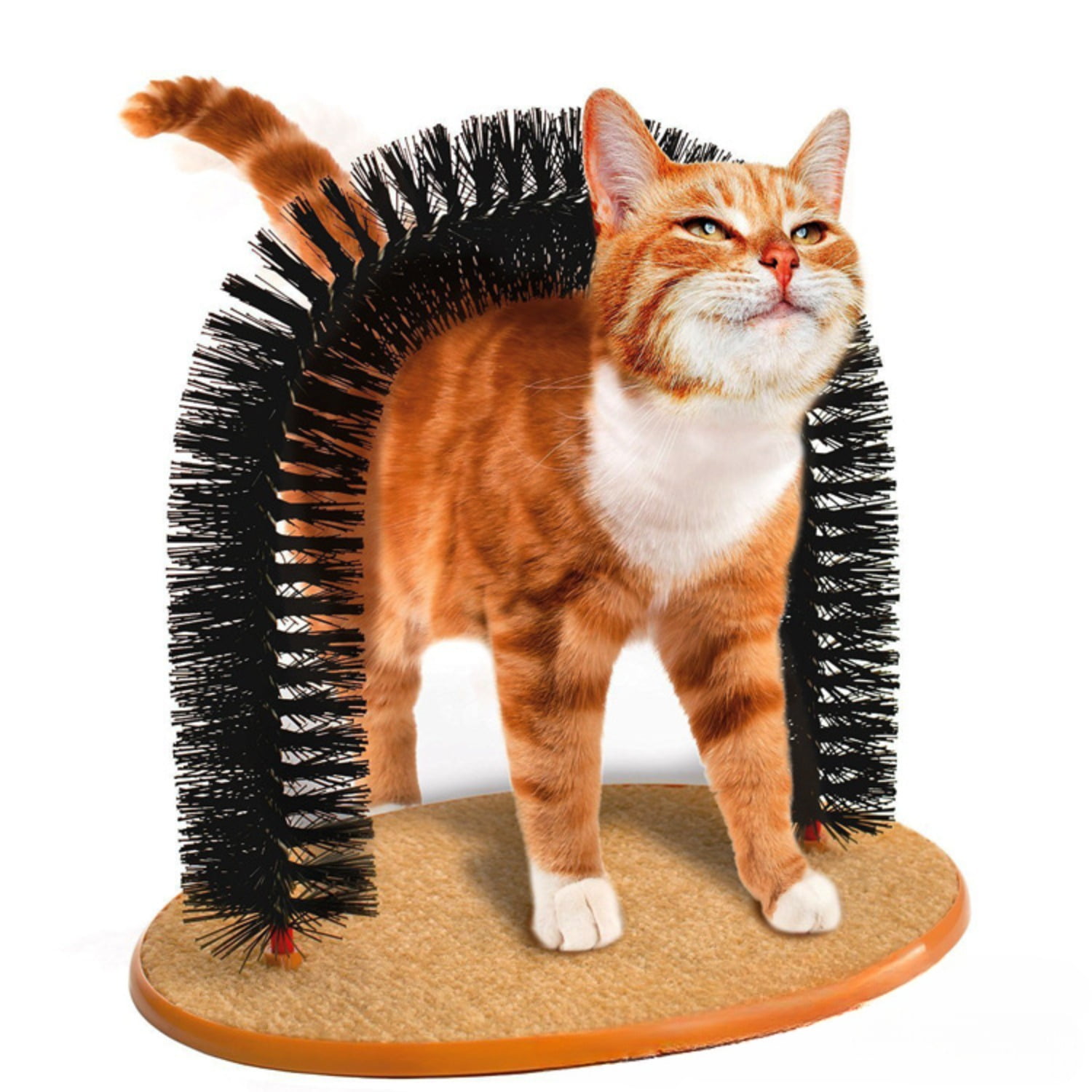 Rechale Multi-Functional Cat Self-Groomer Arch with Massager ...