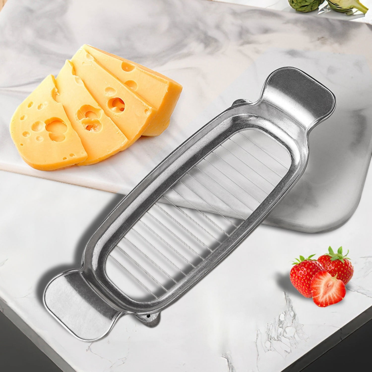 Rechale Stainless Steel Butter Cutter, Non-Stick, Ergonomic Handle ...
