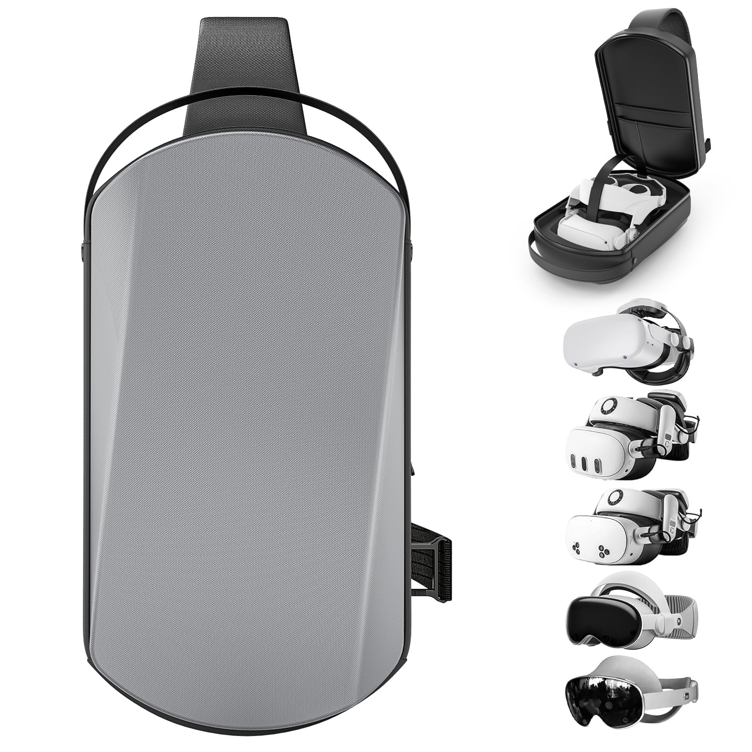 Rechale VR Hard Carrying Case for Oculus Quest 2/3/3S, Compatible with ...