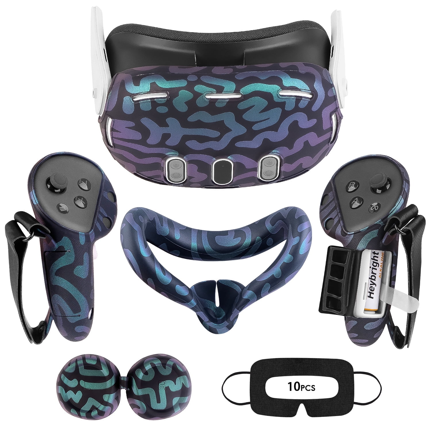 Rechale VR Silicone Case for Meta Quest 3, Design Upgraded Accessories ...