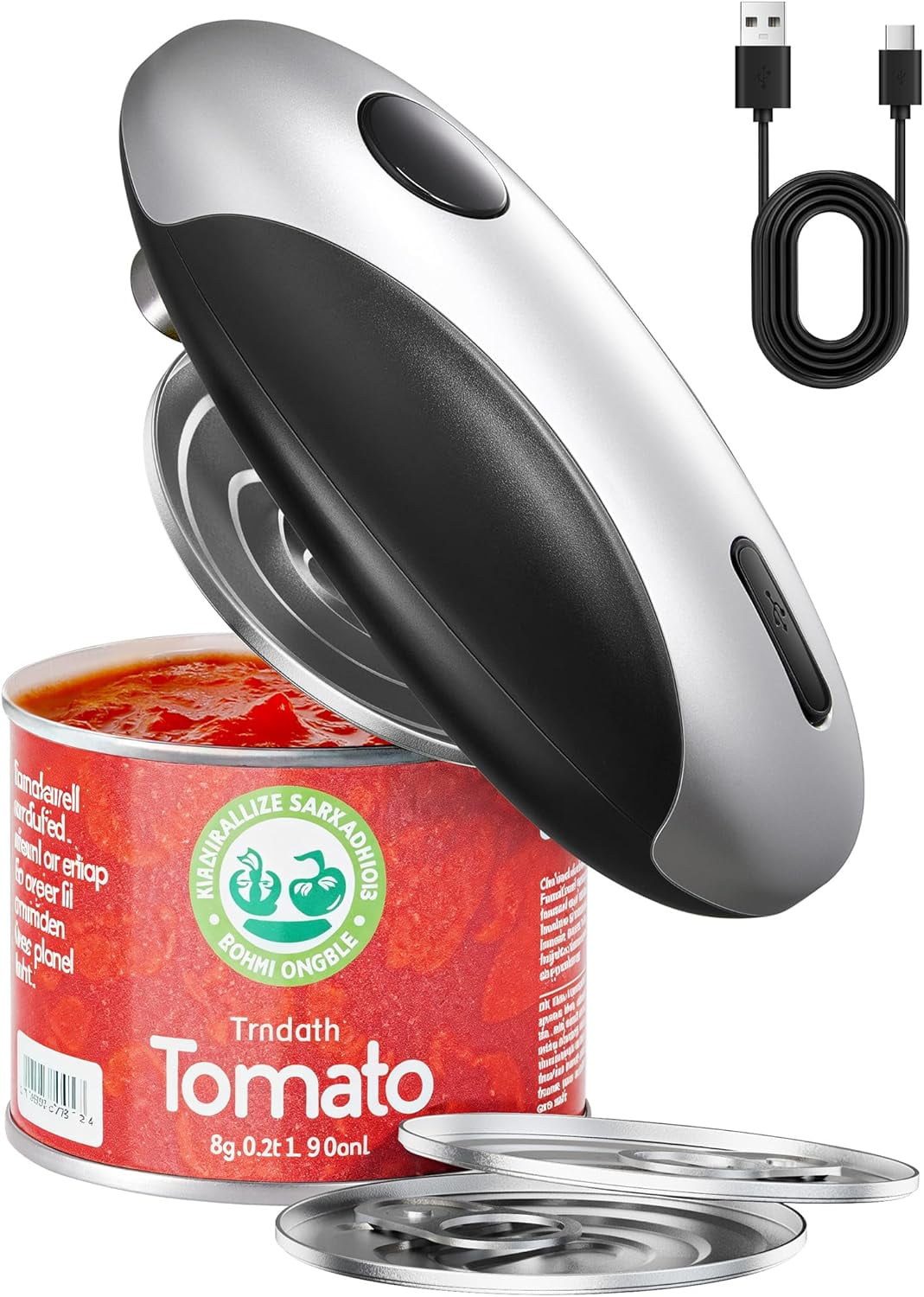 Recharable Electric Can Opener - Smooth Ed, One-Touch Automatic for ...