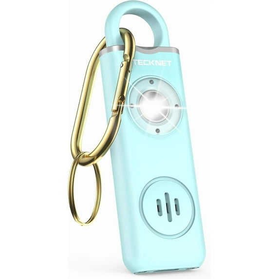 Recharable Personal Safety Alarm for Women, 130dB Self Defense Keychain ...