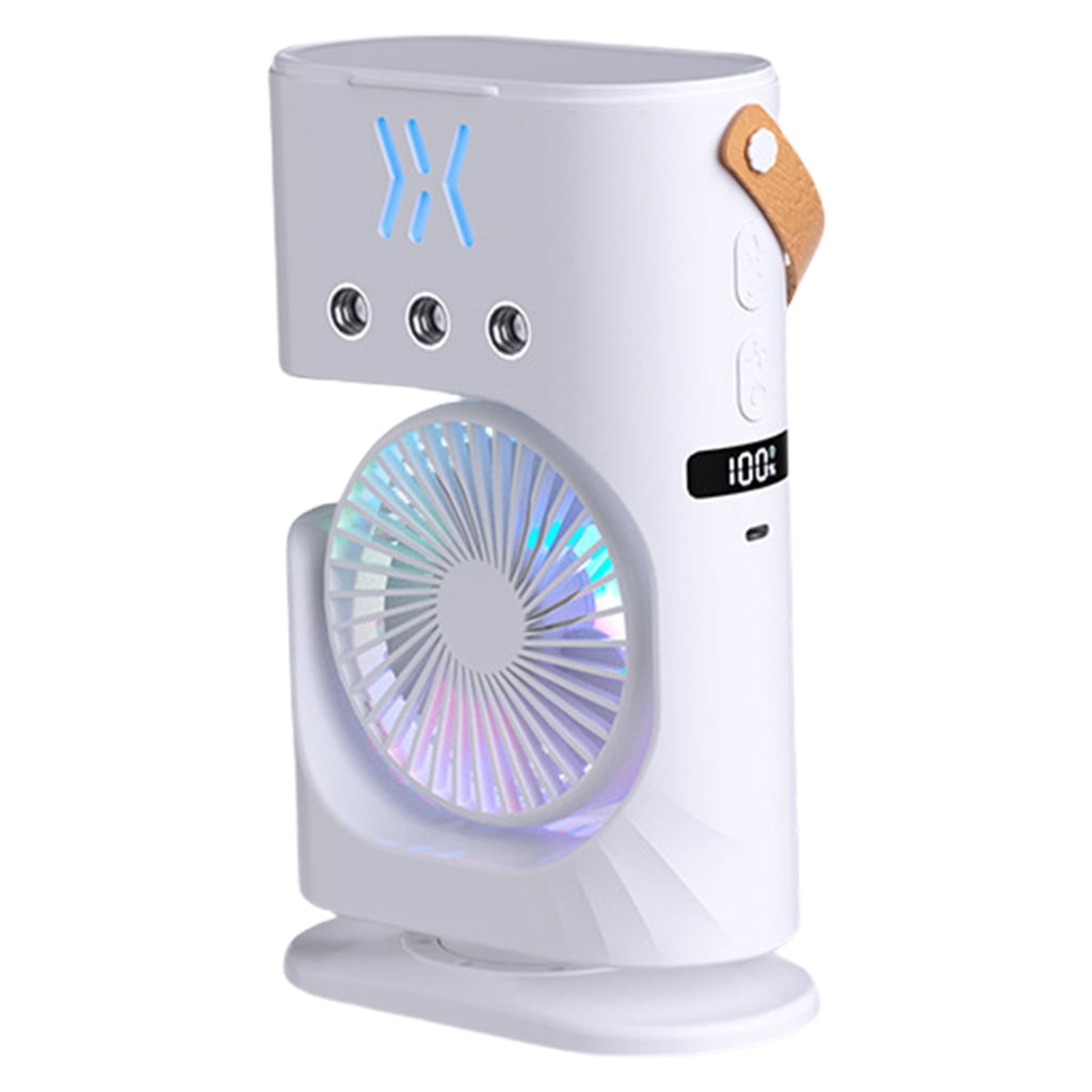 Rechargable Electric Fan Plastic Desk Fan 500ML Capacity Suitable for ...
