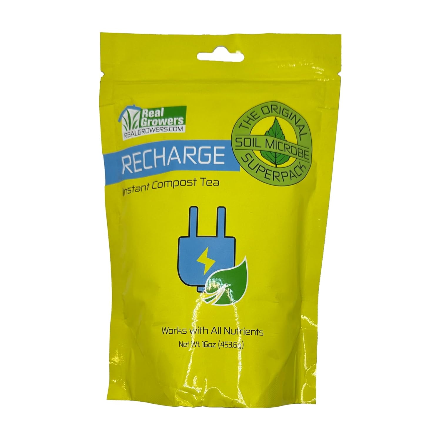 Recharge - Mycorrhizae Instant Compost Tea/Soil Microbes for Plant ...