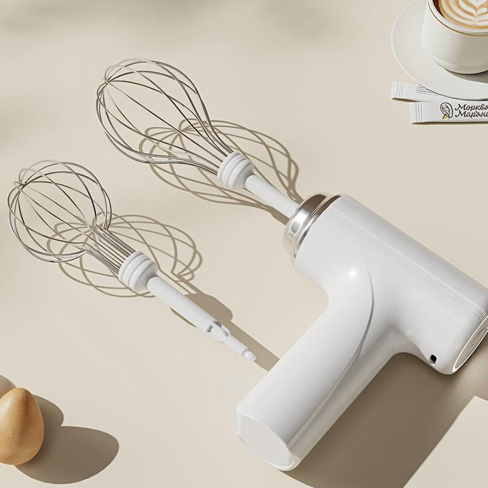 Rechargeable 3-Speed Hand Mixer - Multifunctional Kitchen Mixer, Baking ...