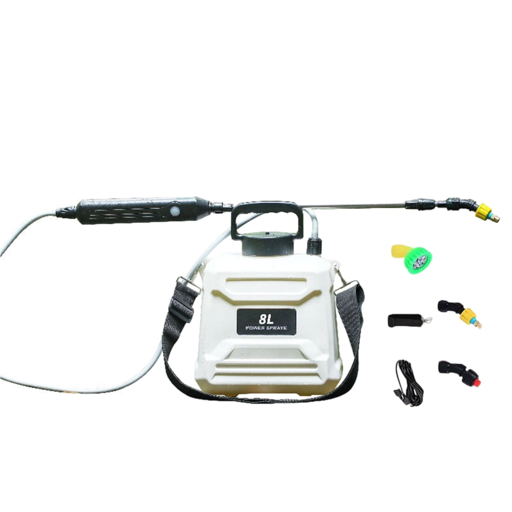 Rechargeable 8L Garden Sprayer Expandable Sprayer Rod 4 Sprayer Pattern ...