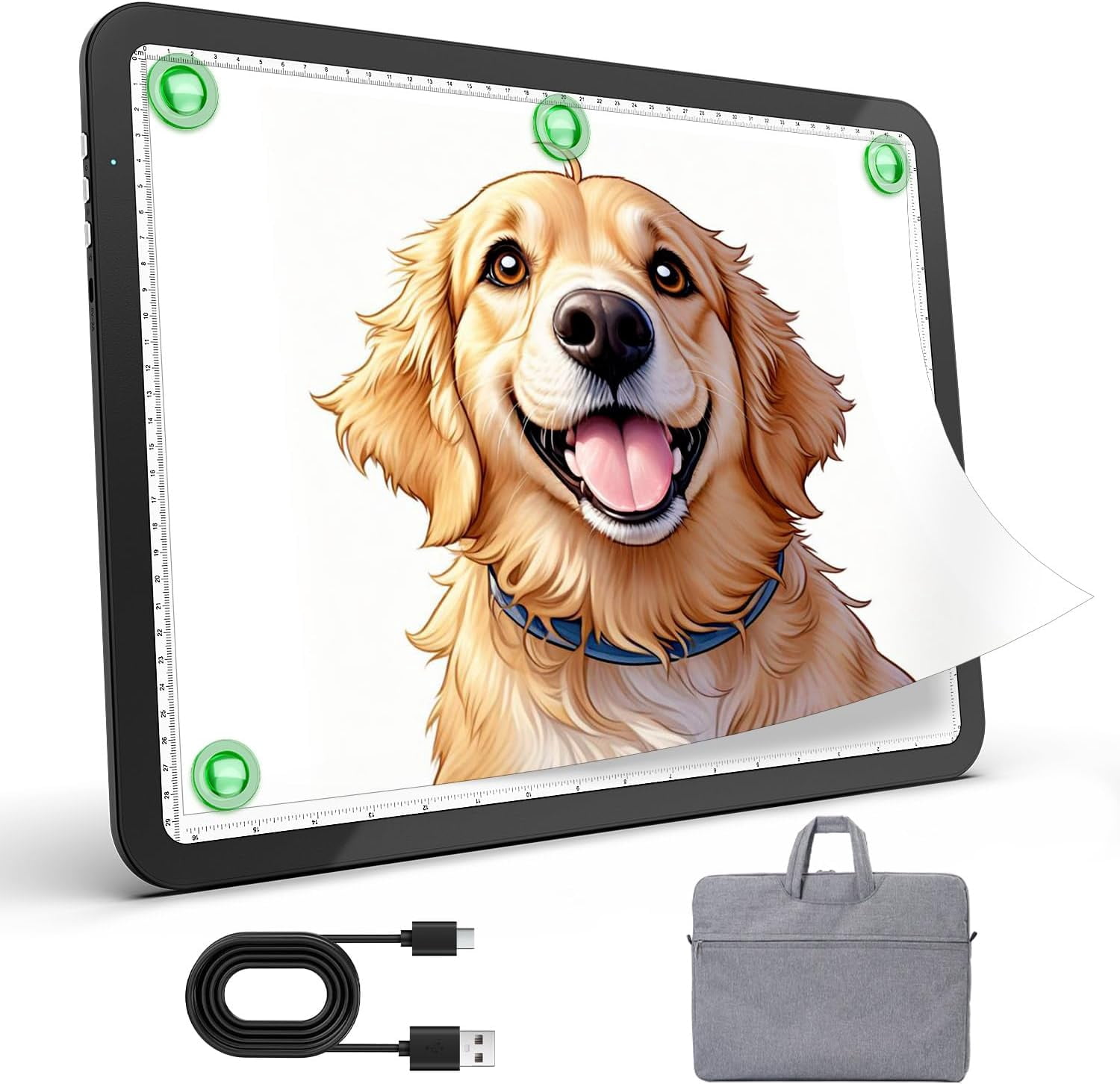 Rechargeable A3 Tracing Light Box with Padded Case,Diamond Art Light ...