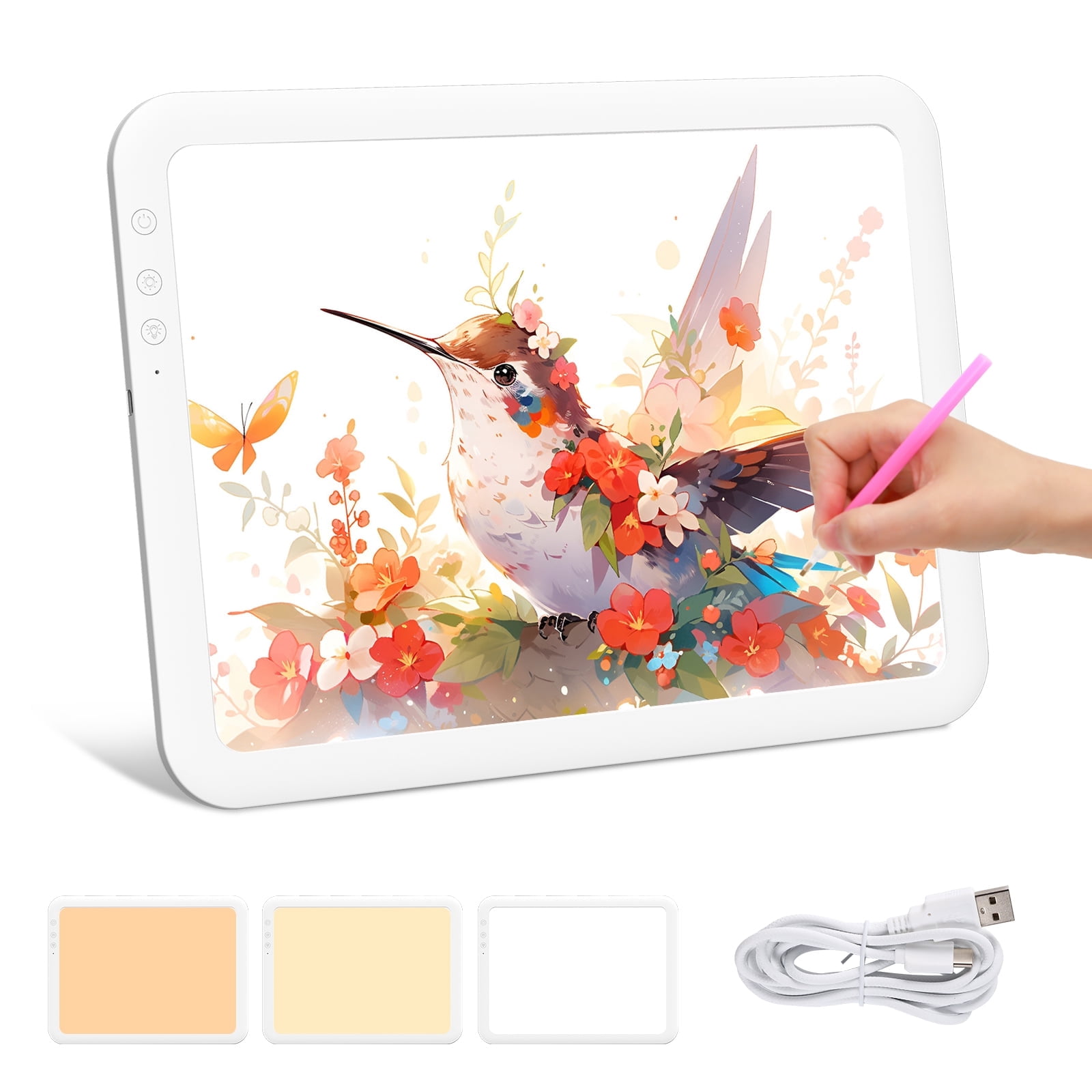 Rechargeable A4 LED Light Board for Tracing, Wireless Lightbox Drawing ...