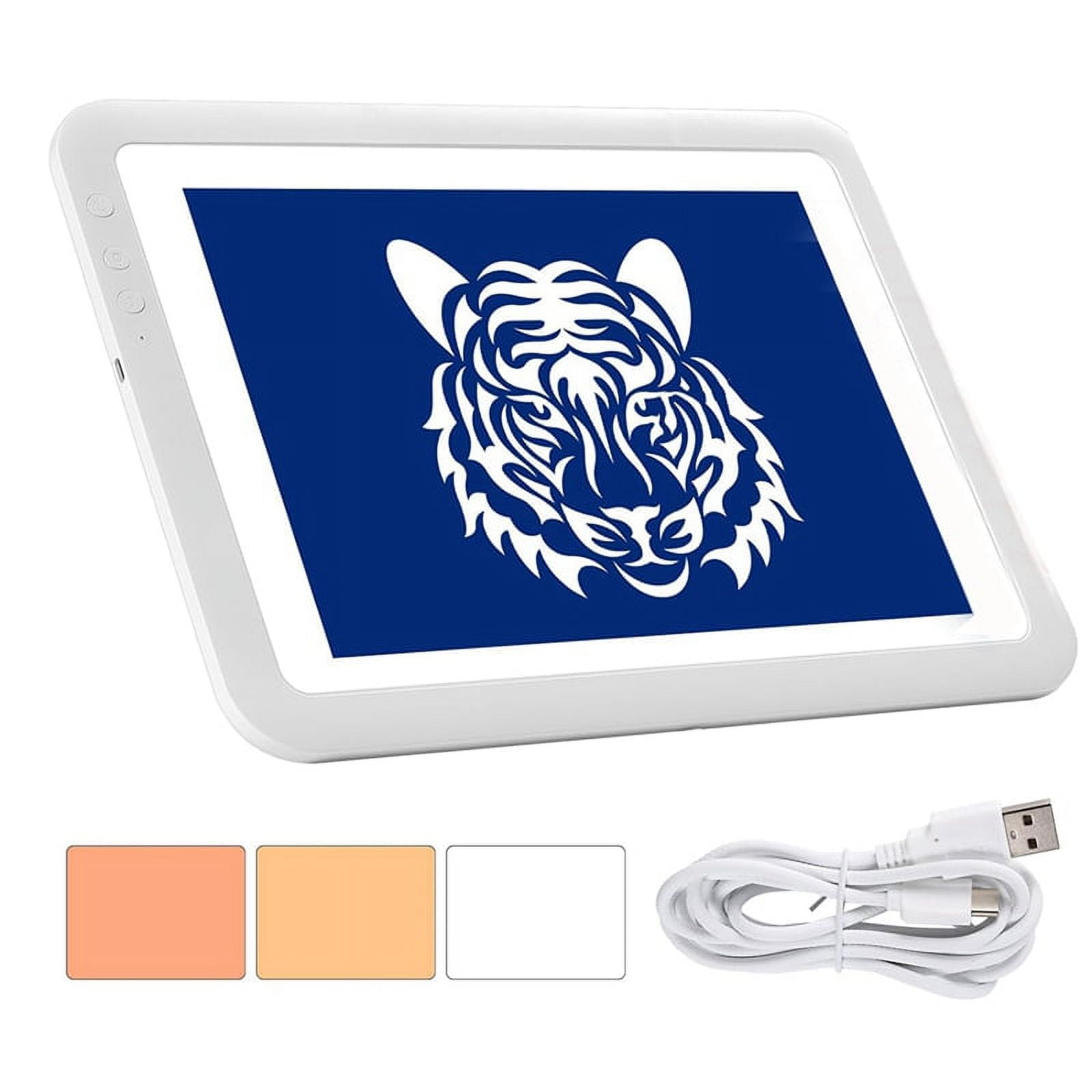 Rechargeable A4 LED Light Box for Tracing, Wireless Lightbox Drawing ...