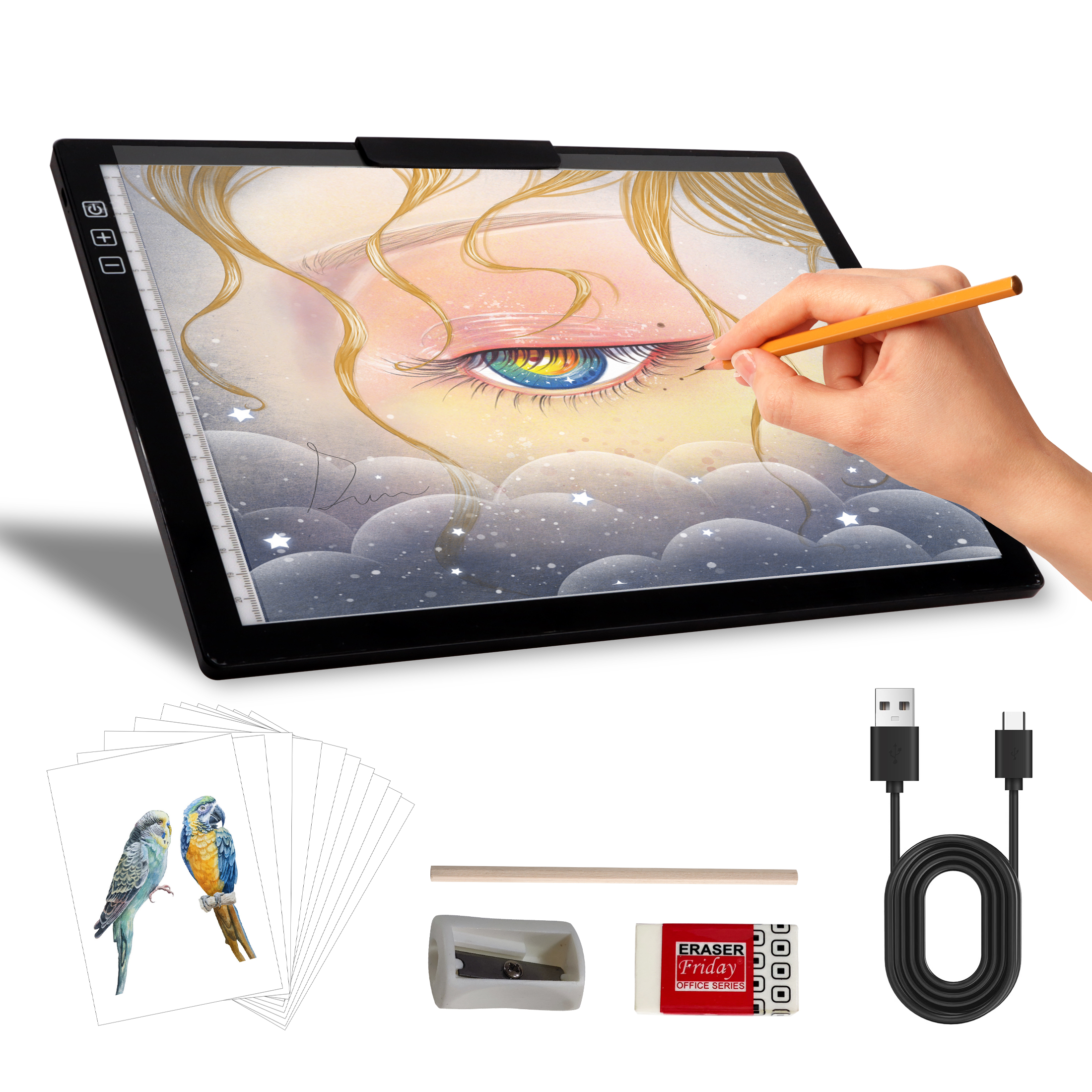 Back to School Clearance! Portable A5 Tracing LED Copy Board Light Box ...