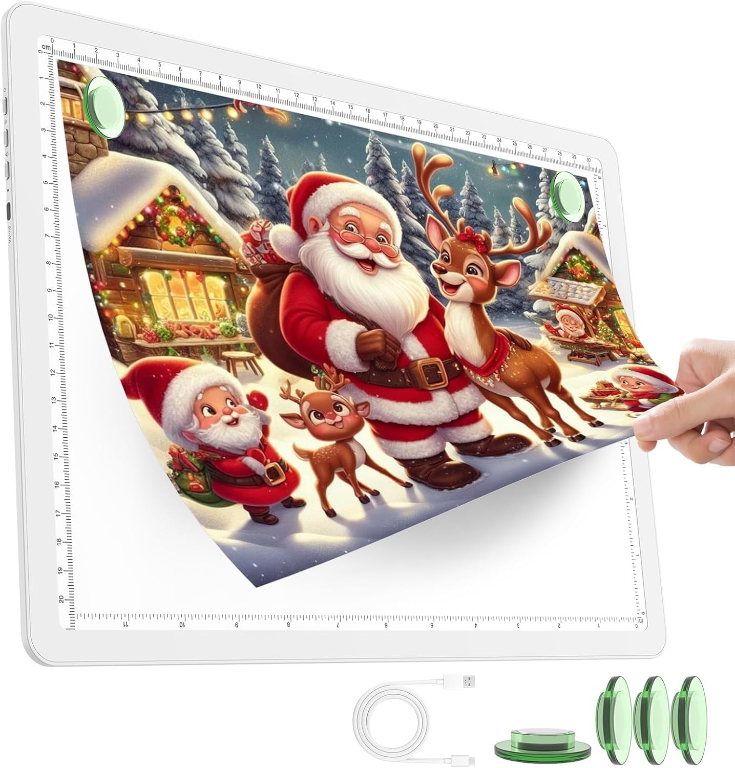 Rechargeable A4 Light Pad for Diamond Painting, Ultra Bright Tracing ...