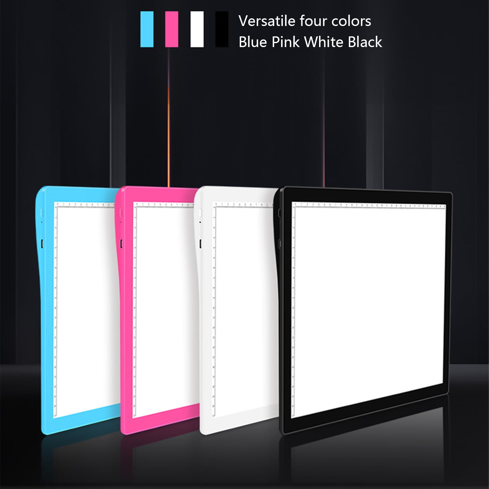 Rechargeable A4 Tracing LED Copy Board Light Box,Slim Light Pad, USB Power Copy Drawing Board ...