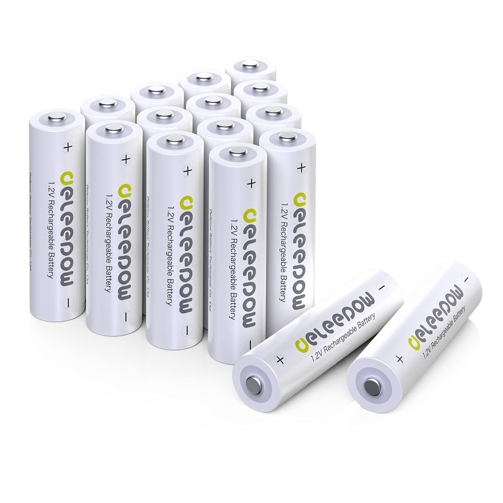 Rechargeable AA Batteries Nimh 3300mAh 1.2V Batteries High Capacity ...